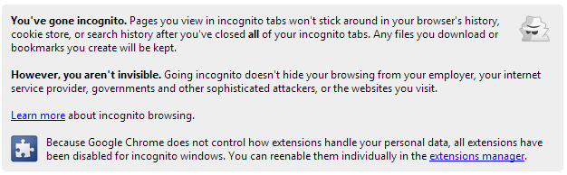 incongnito – Improve Your Security